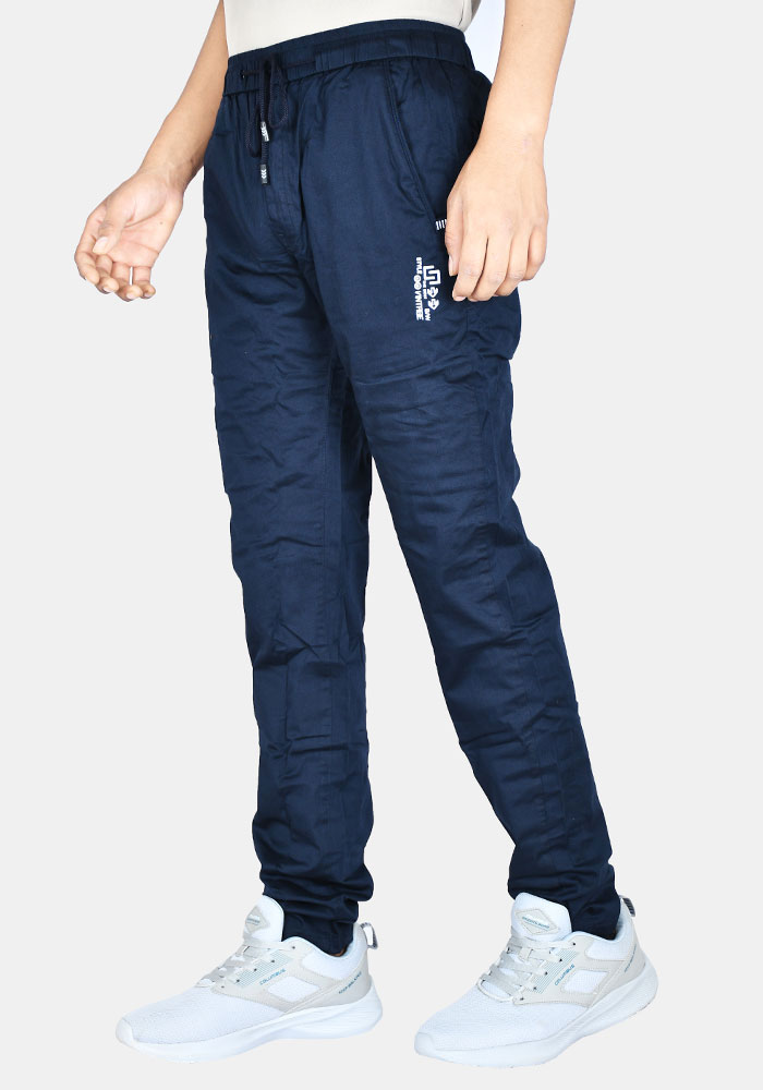 Black Wine Track Pant For Men