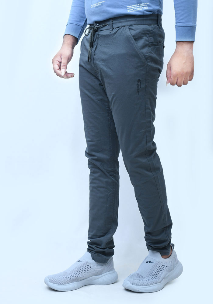 Black Wine Track Pant For Men